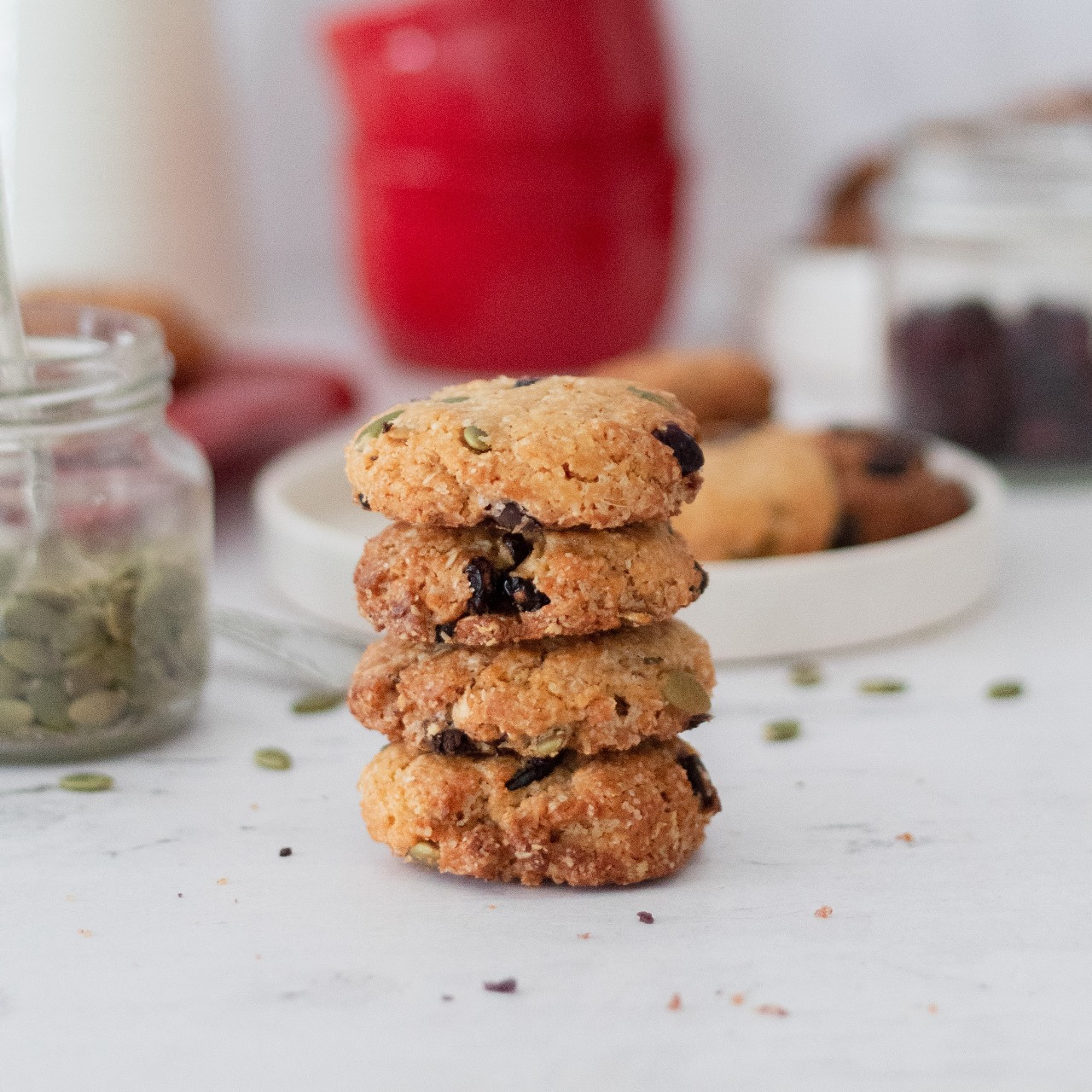 🍪 Cookies Saludables de Avena y Manteca de Maní 🍪 - Denis & Ros - Vivi ...